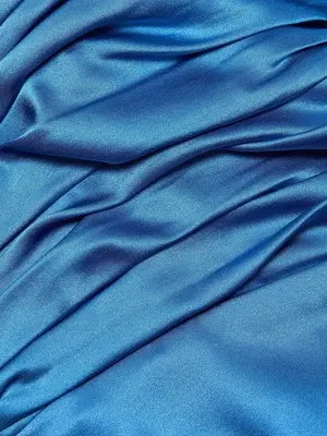 Cinq À Sept Mireya Gathered Silk Midi-dress