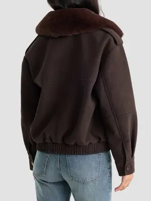 Good American The Better Than Leather Bomber
