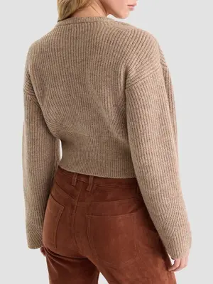 Good American The Chunky Knit Sweater - Dusk