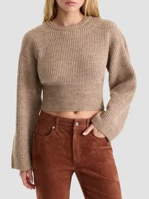 Good American The Chunky Knit Sweater - Dusk