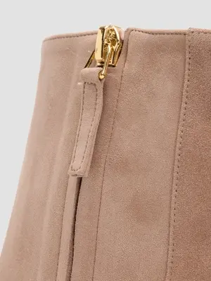 Manolo Blahnik Rosie Samba 70mm Suede Boots