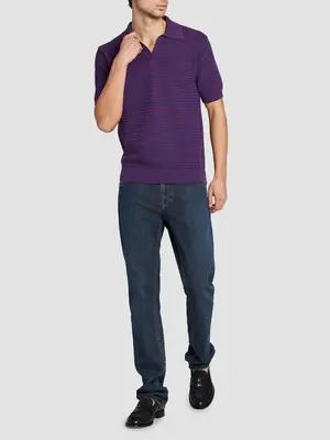 Etro Roma Knit Polo Shirt