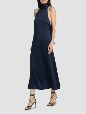 Azeeza Meera Satin Midi-dress