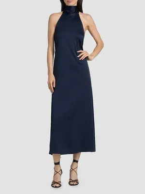 Azeeza Meera Satin Midi-dress