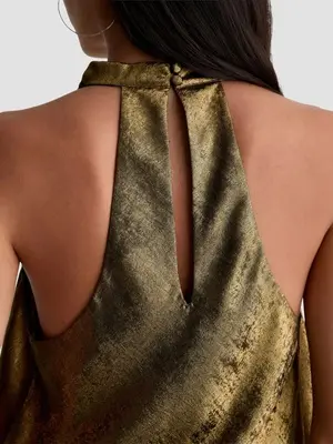 Ag Kacey Drapeneck Sleeveless Top