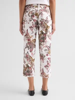 L'Agence Blaine Low-rise Crop Stovepipe Jeans