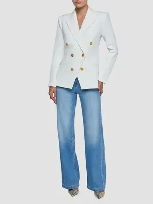 L'Agence Kyomi Double-breasted Blazer