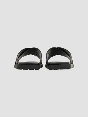 FERRAGAMO Brise Hug Leather Sandals