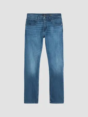 7 For All Mankind The Straight Mid-rise Jeans - Landing