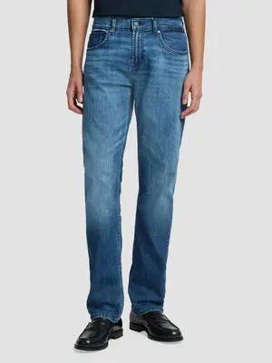 7 For All Mankind The Straight Mid-rise Jeans