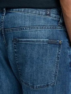 7 For All Mankind The Straight Mid-rise Jeans