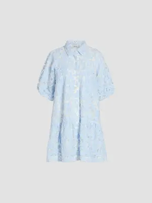 Simkhai Crissy Cotton Lace Minidress