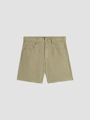 7 For All Mankind Hybrid Jogger Shorts - Army
