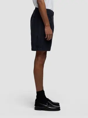 7 For All Mankind Hybrid Jogger Shorts - Navy