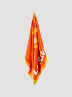 Jonathan Adler Playa Le Soleil Beach Towel - Orange