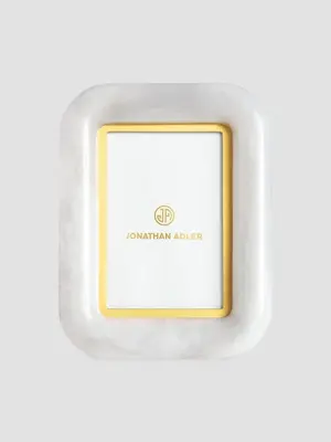 Jonathan Adler Como Picture Frame - White