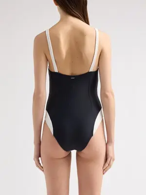 Simkhai Char Colorblocked One-piece Swimsuit