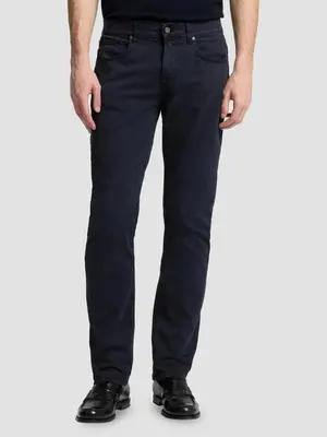 7 For All Mankind The Straight Stretch Mid-rise Straight-leg Jeans