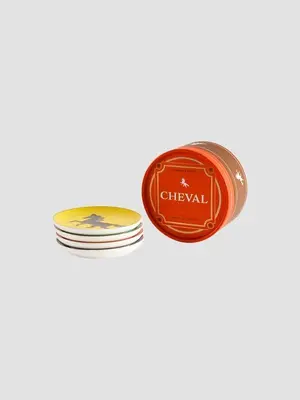 Jonathan Adler Cheval 4-piece Coasters Set