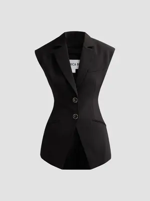 Veronica Beard Sorenne Tailored Vest