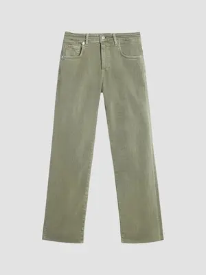 7 For All Mankind Calie Straight-leg Crop Jeans