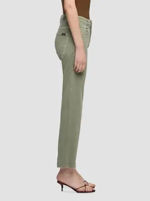 7 For All Mankind Calie Straight-leg Crop Jeans