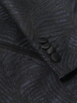 Corneliani Jacquard Silk Blazer