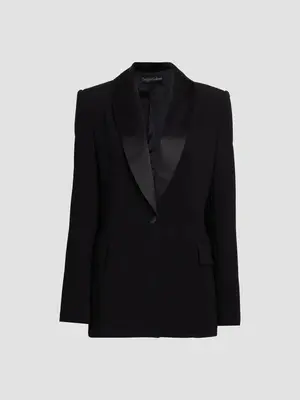 SERGIO HUDSON Satin Shawl Lapel Blazer