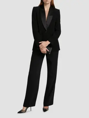 SERGIO HUDSON Satin Shawl Lapel Blazer