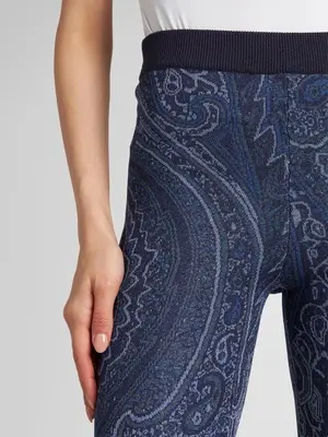 Etro Paisley Knit Trousers