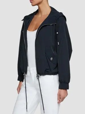 L'Agence Miro Drawstring Hood Windbreaker