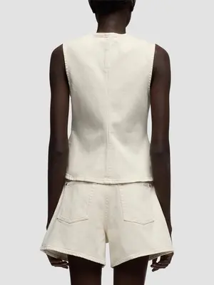 7 For All Mankind Denim Vest