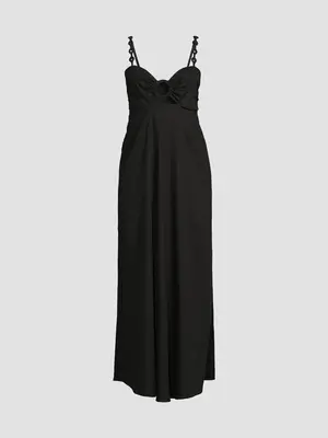 Peixoto Kenny Cut-out Cotton Maxi Dress - Black
