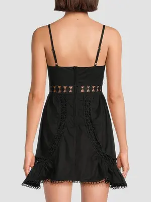Peixoto Charlotte Cotton Minidress