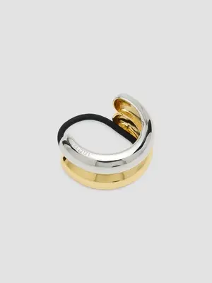 LELET NY Glossy Two-tone Double Arch Cuff Hair Tie - Multicolor