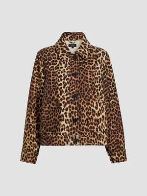 IF ONLY STUDIO Print Jacket - Leopard