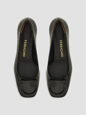 FERRAGAMO Mara 40mm Patent Leather Pumps