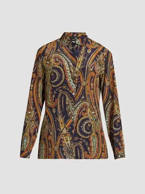 Etro Paisley Silk Shirt