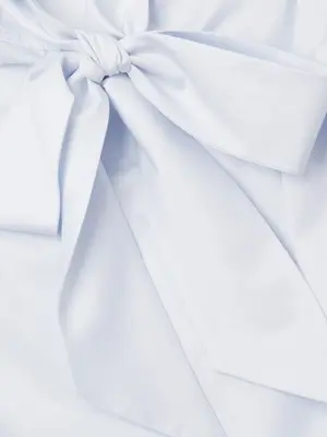 HARSHMAN Oriana Bow Blouse - Light Blue