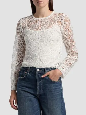 IF ONLY STUDIO Lace Top