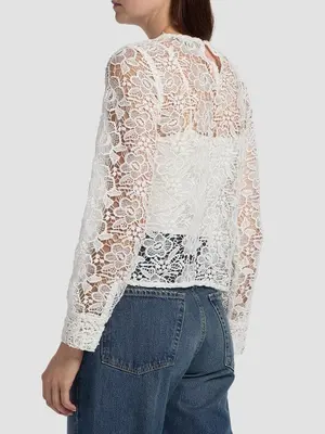 IF ONLY STUDIO Lace Top