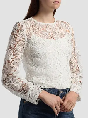 IF ONLY STUDIO Lace Top