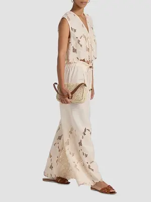 SABINA MUSAYEV Sorrento Guipure Lace Vest