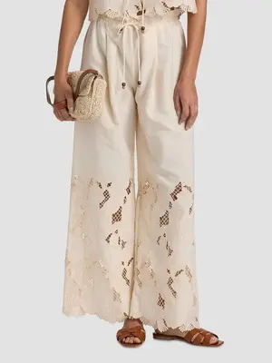 SABINA MUSAYEV Miguel Poplin Drawstring Pants