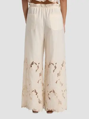 SABINA MUSAYEV Miguel Poplin Drawstring Pants
