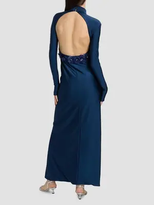MARIANDREE GAITAN Identity Mariel Turtleneck Maxi Dress