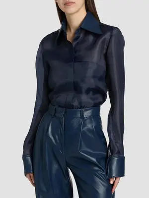 MARIANDREE GAITAN Athenea Sheer Blouse