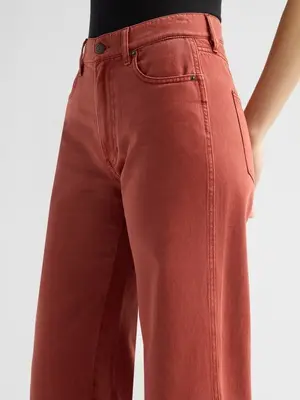 Veronica Beard Kasey Wide-leg Jeans
