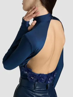 MARIANDREE GAITAN Identity Caterina Embellished Bodysuit