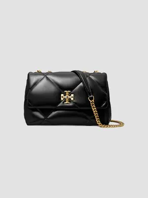 Tory Burch Small Kira Diamond Leather Shoulder Bag